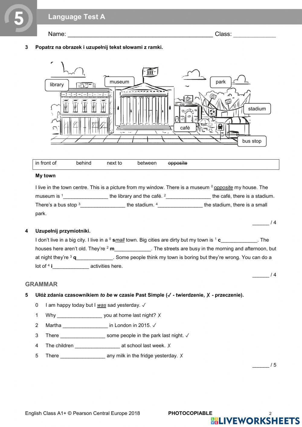 English Class A… | Free Interactive Worksheets | 6451813