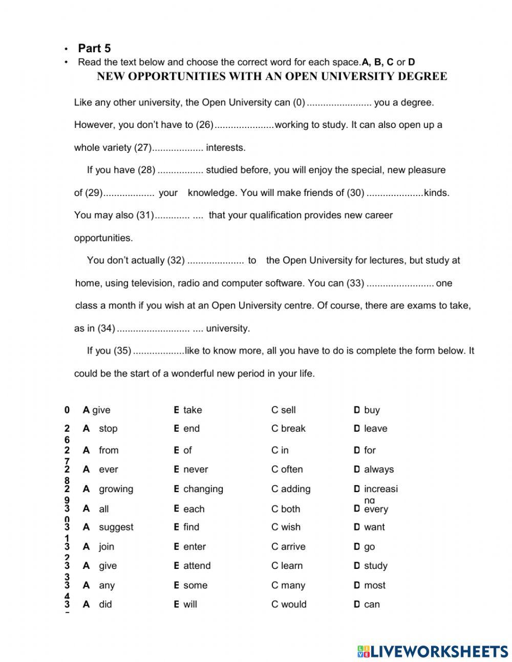 B1 topic 15 b3t1 0101 | MAJDOLIN | Live Worksheets