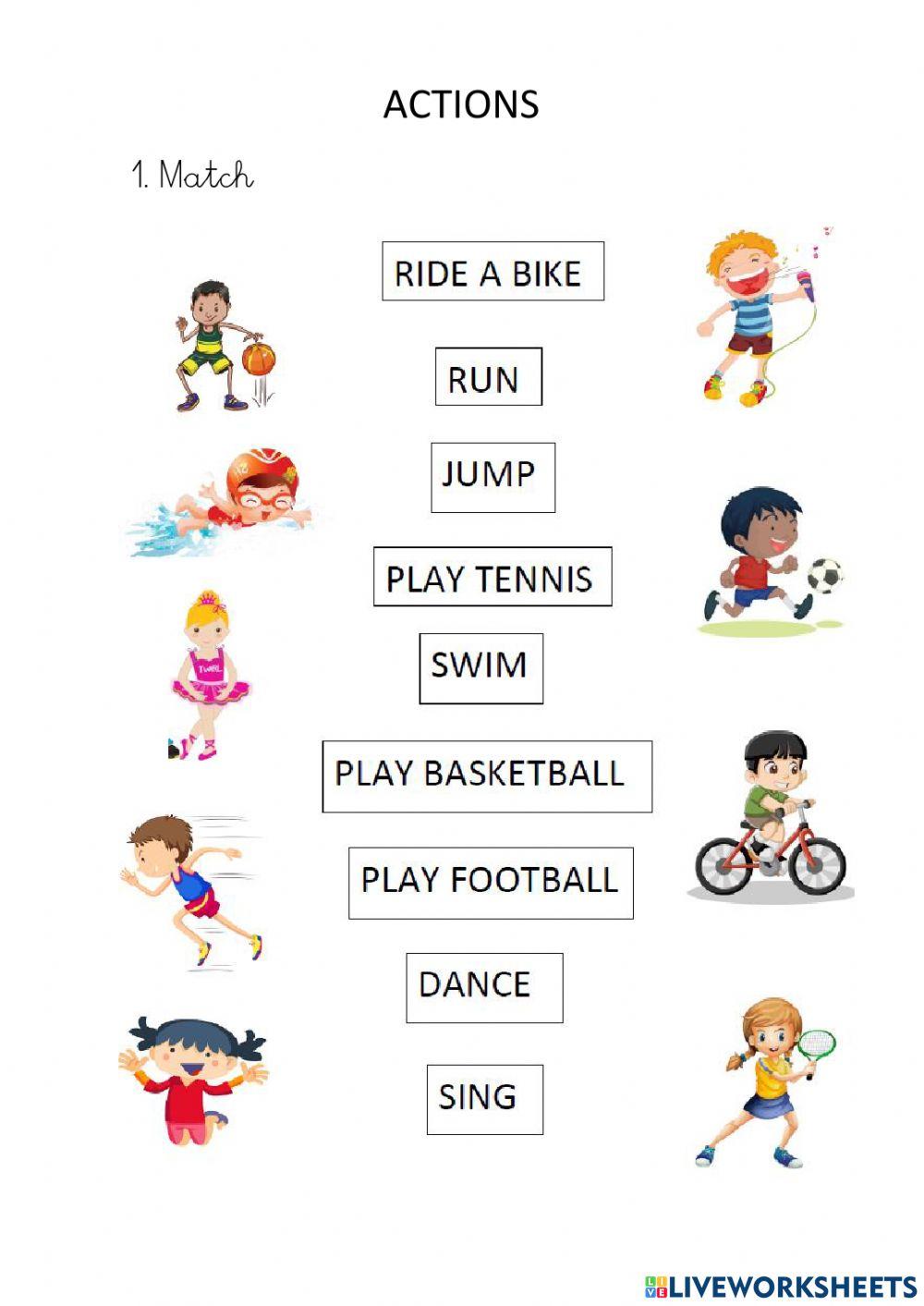 Actions 770872 | Masip Pascual | Live Worksheets