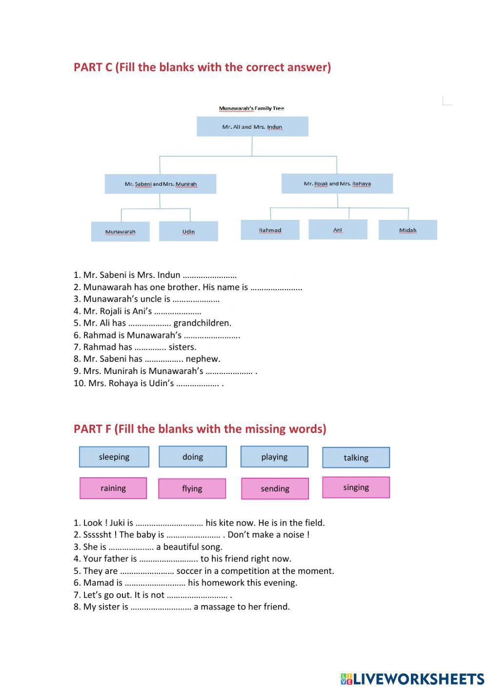 V . Lesson 13 Exercise 771313 | Adelia Septiani | Live