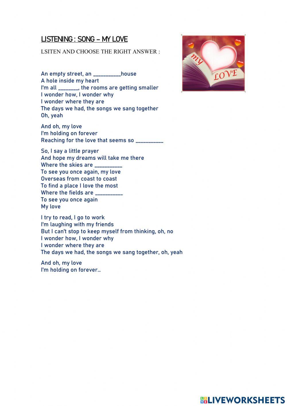 Listening online exercise for BASIC LEVEL | Live Worksheets