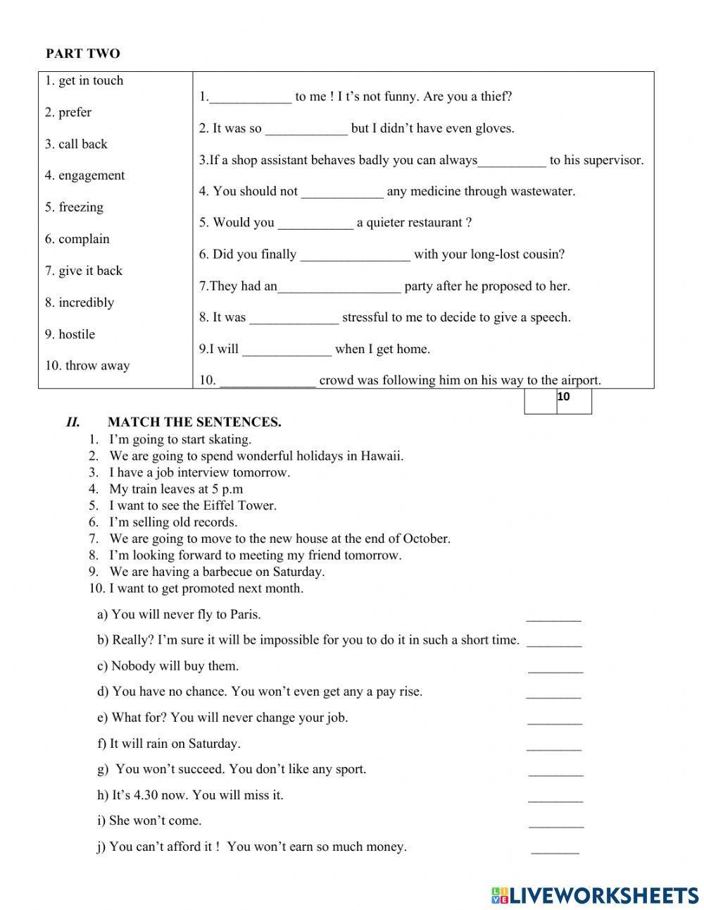 English File Pre Intermediate Test Unit Worksheet Live 41 Off