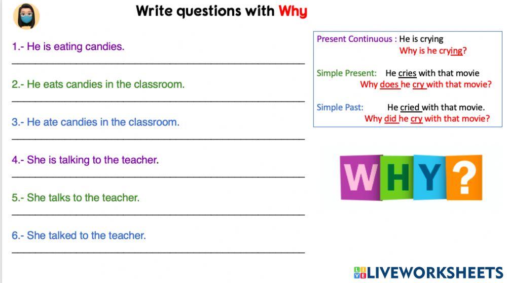 772590 | Why- questions | Karla Fandiño | LiveWorksheets
