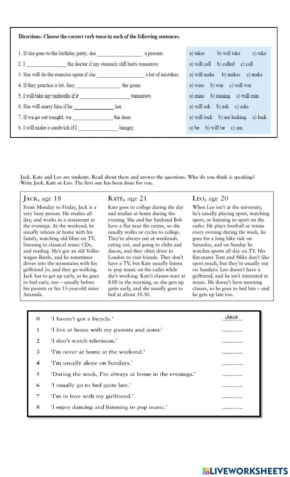 Final test.a1 worksheet | Live Worksheets