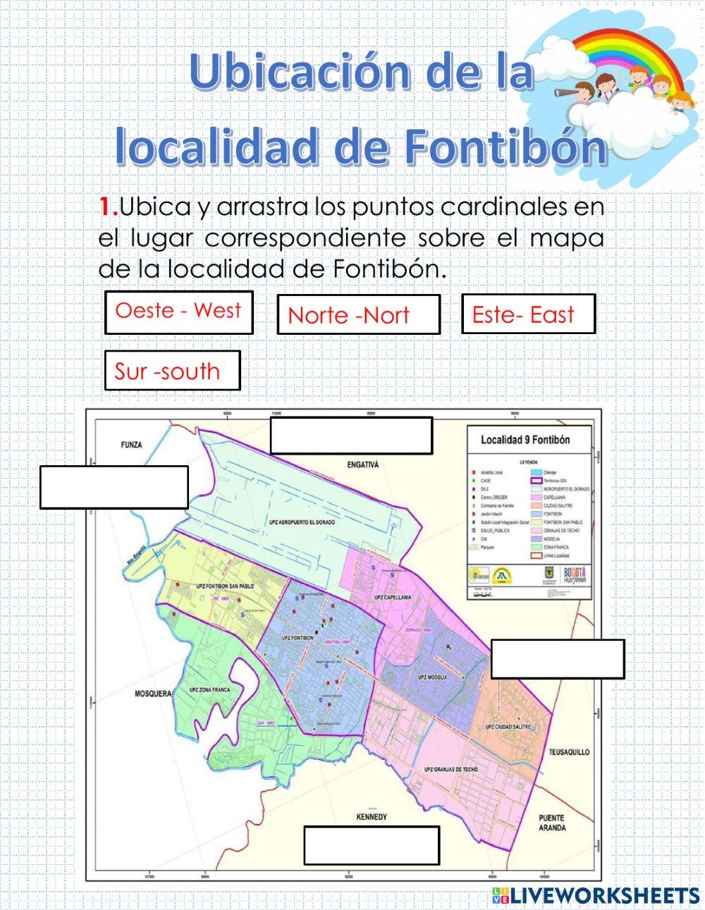 Ubicación de la localidad de Fontibón 0141