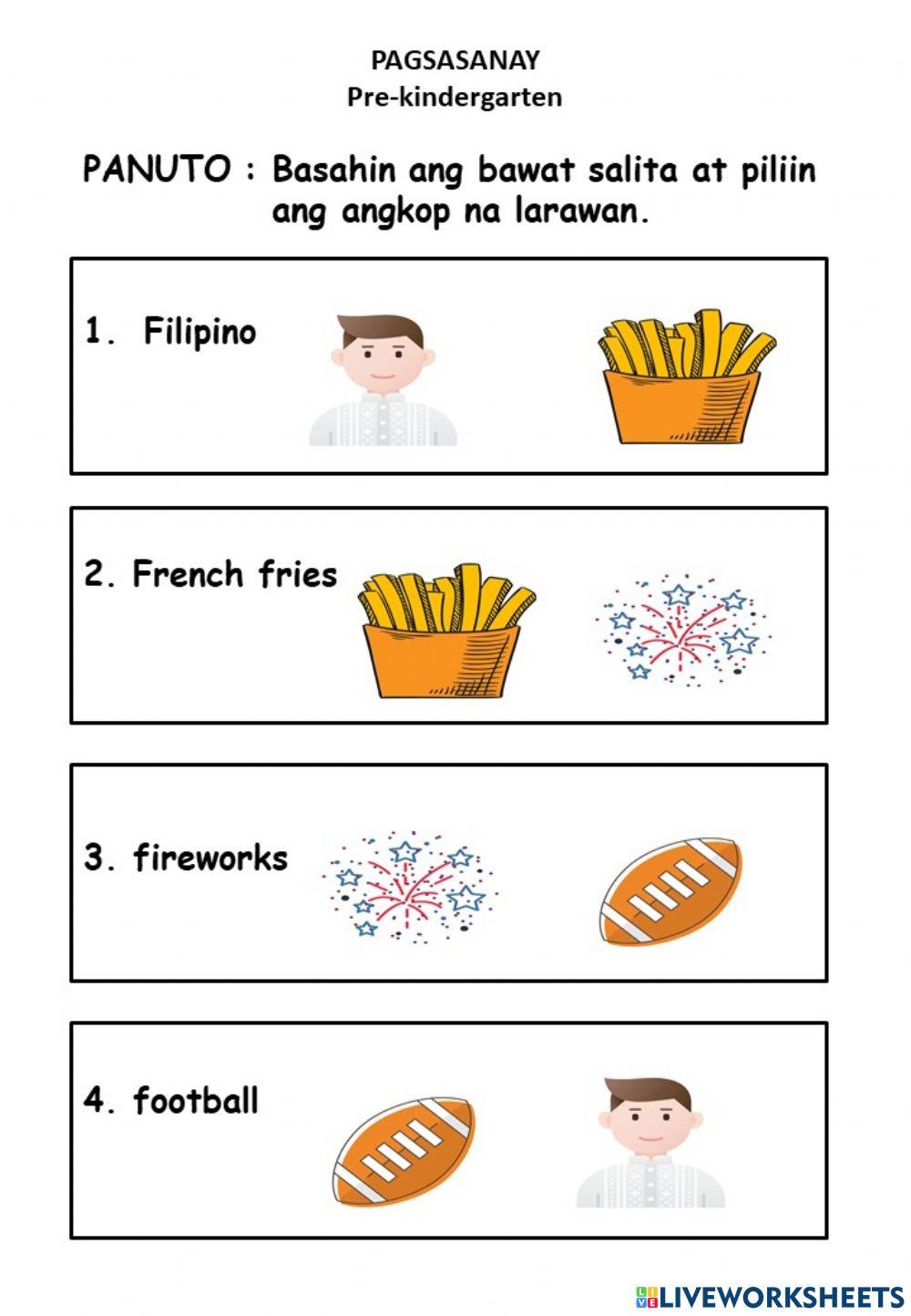 Titik Ff worksheet | Live Worksheets