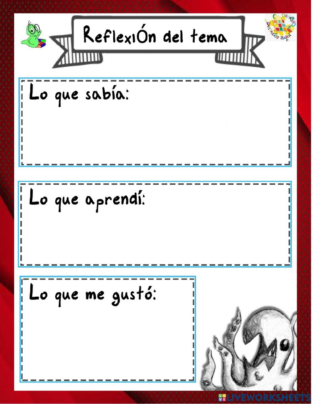 Acta interactive worksheet | Live Worksheets