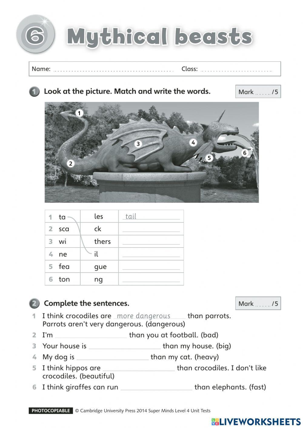 Bs unit 6 online exercise for | Live Worksheets