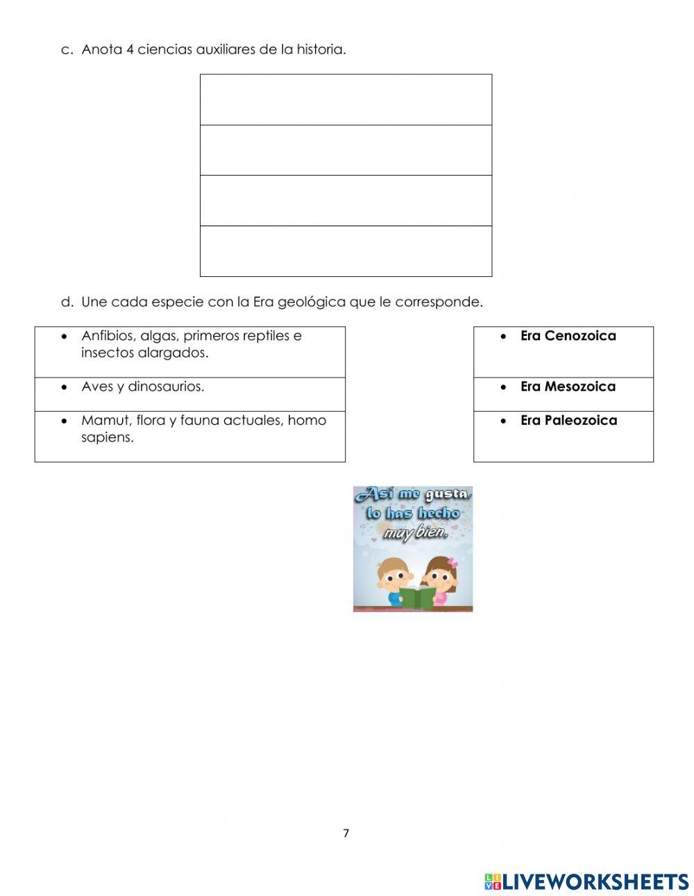 Diagnóstico cie… | Free Interactive Worksheets | 6473004