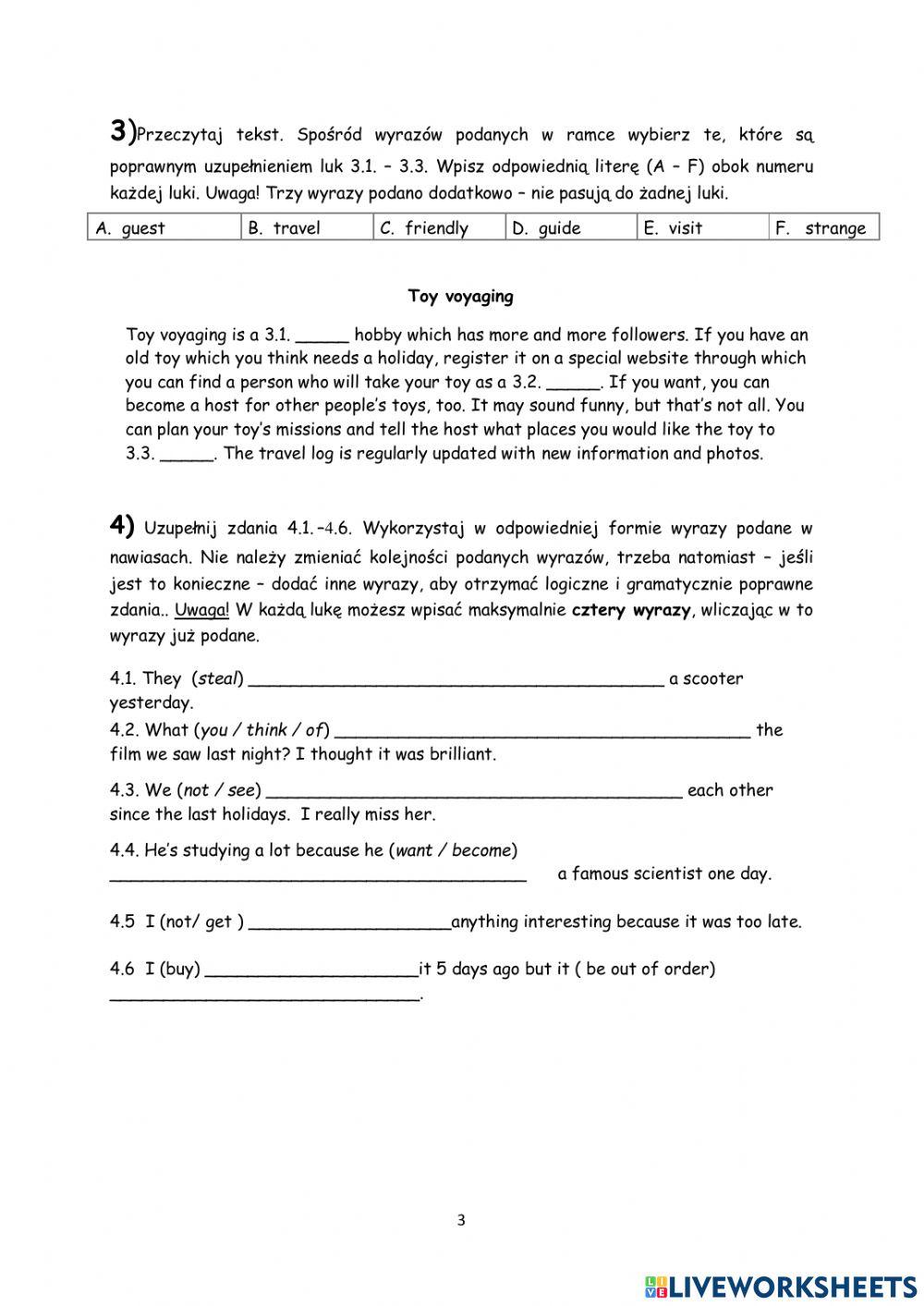 REPETYTORIUM UN… | Free Interactive Worksheets | 4862340