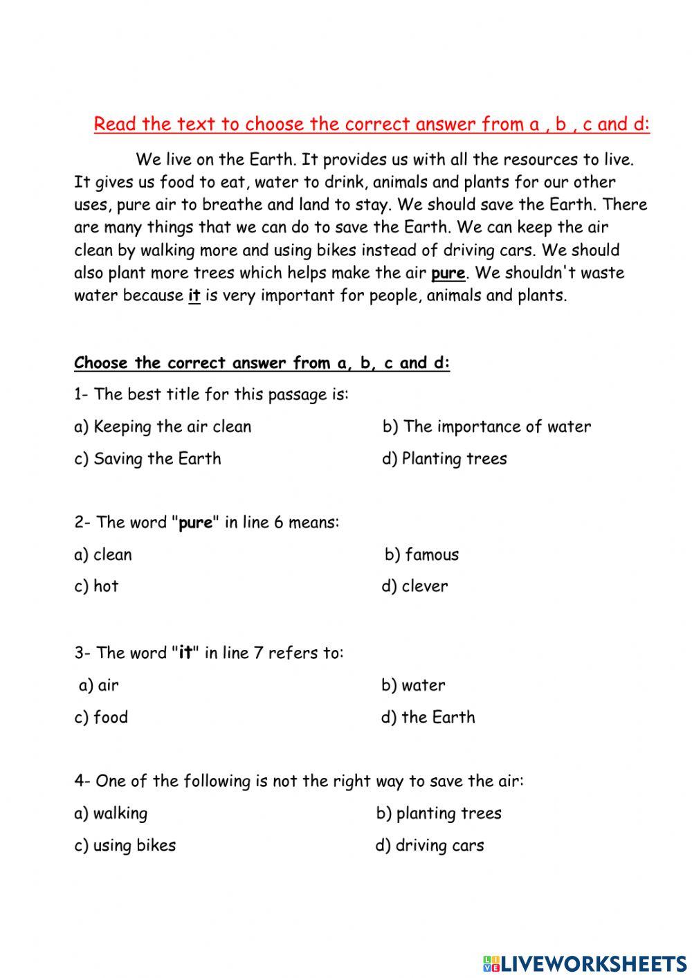 The solar system online pdf worksheet | Live Worksheets