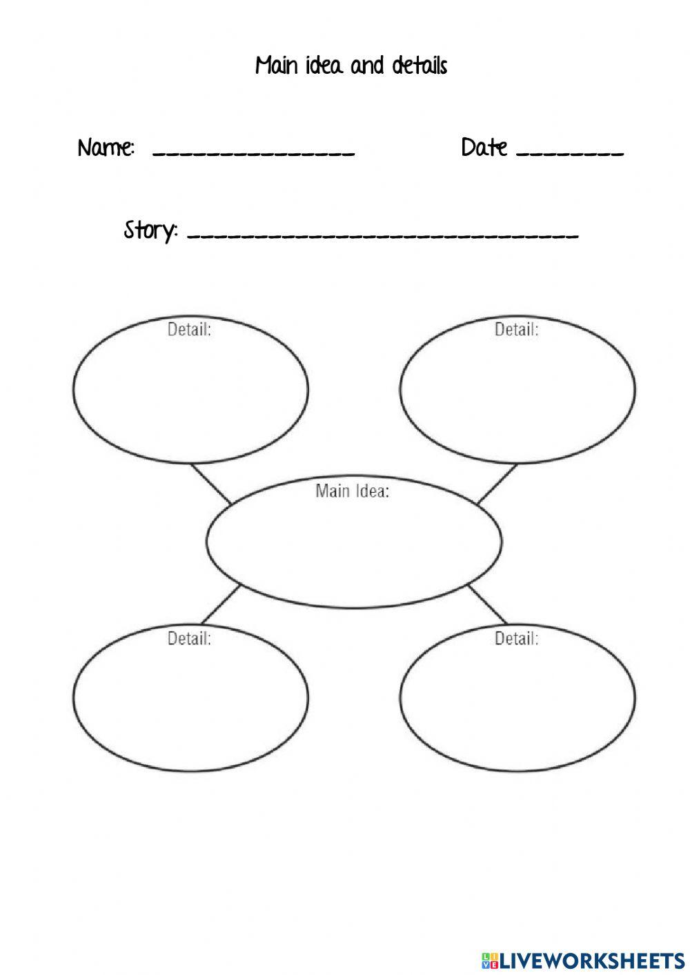 Web Graphic Organizer worksheet | Live Worksheets