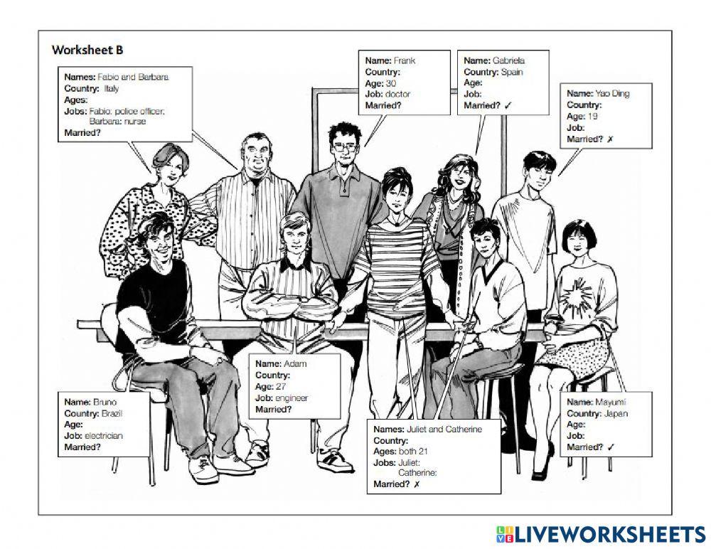The english class b worksheet | Live Worksheets
