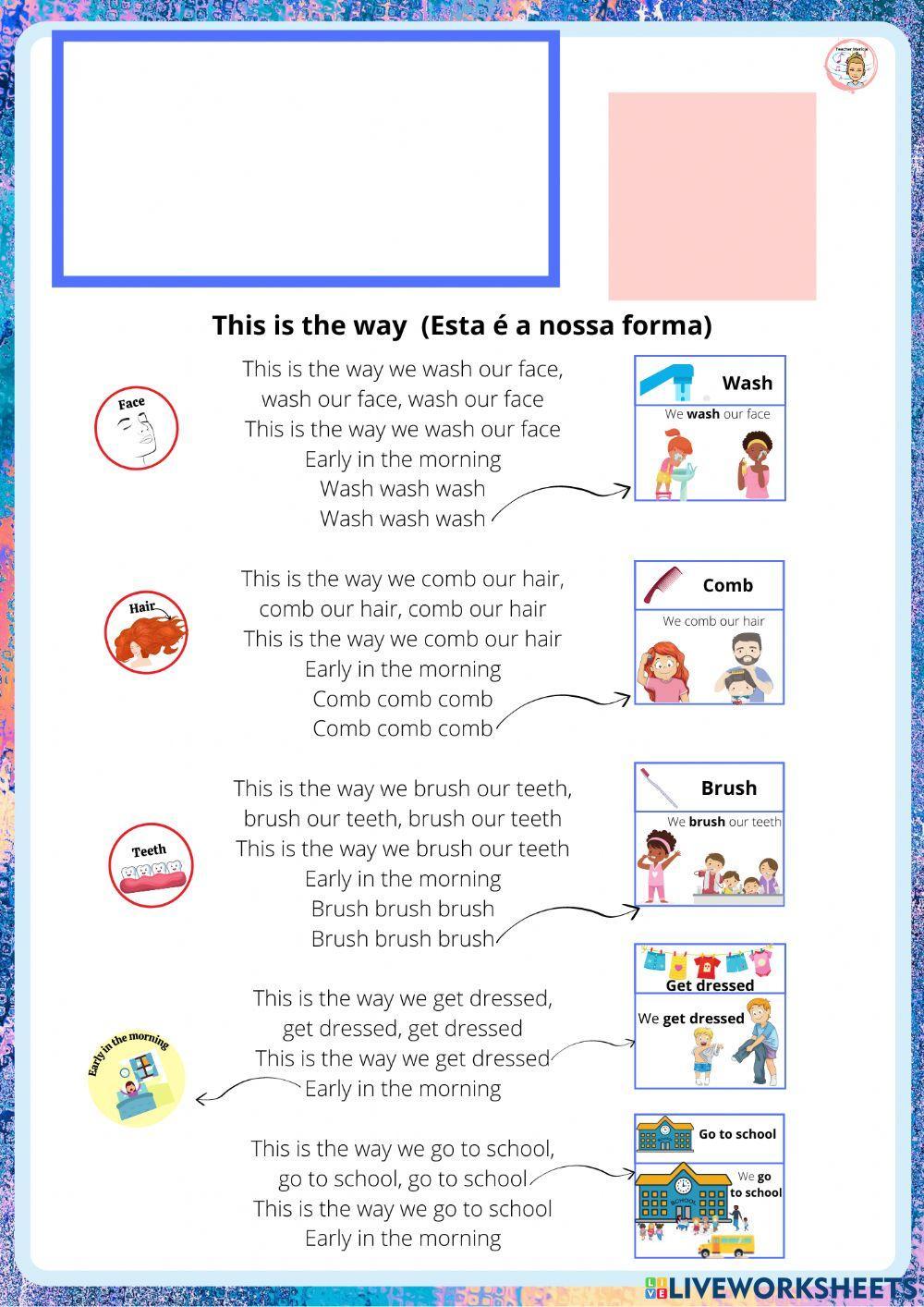 This is the way interactive activity | Live Worksheets