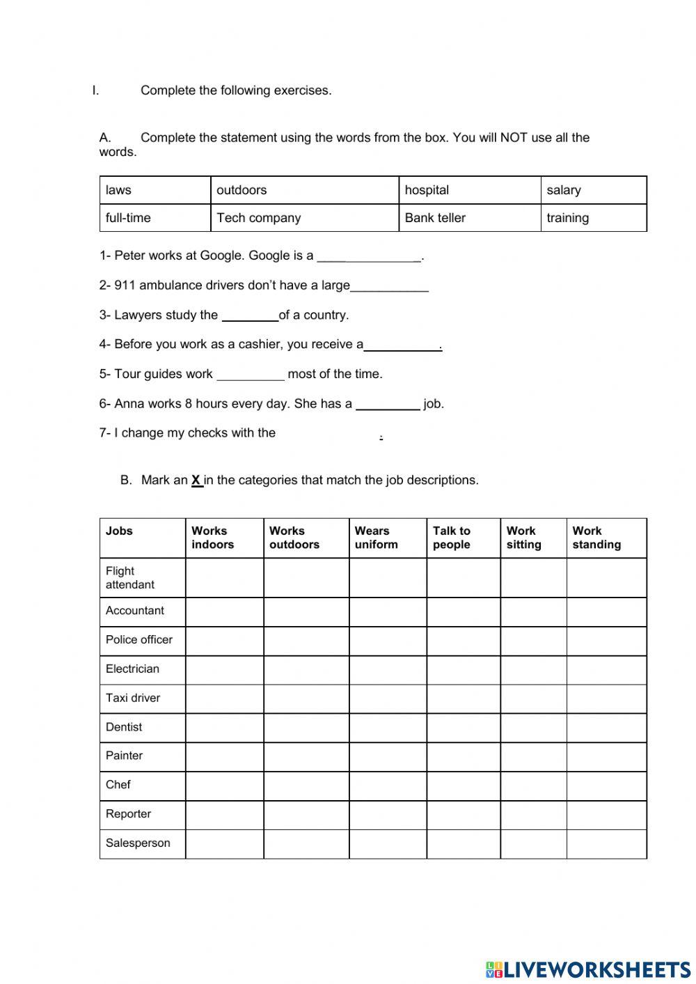 G exercise for Basic | Live Worksheets
