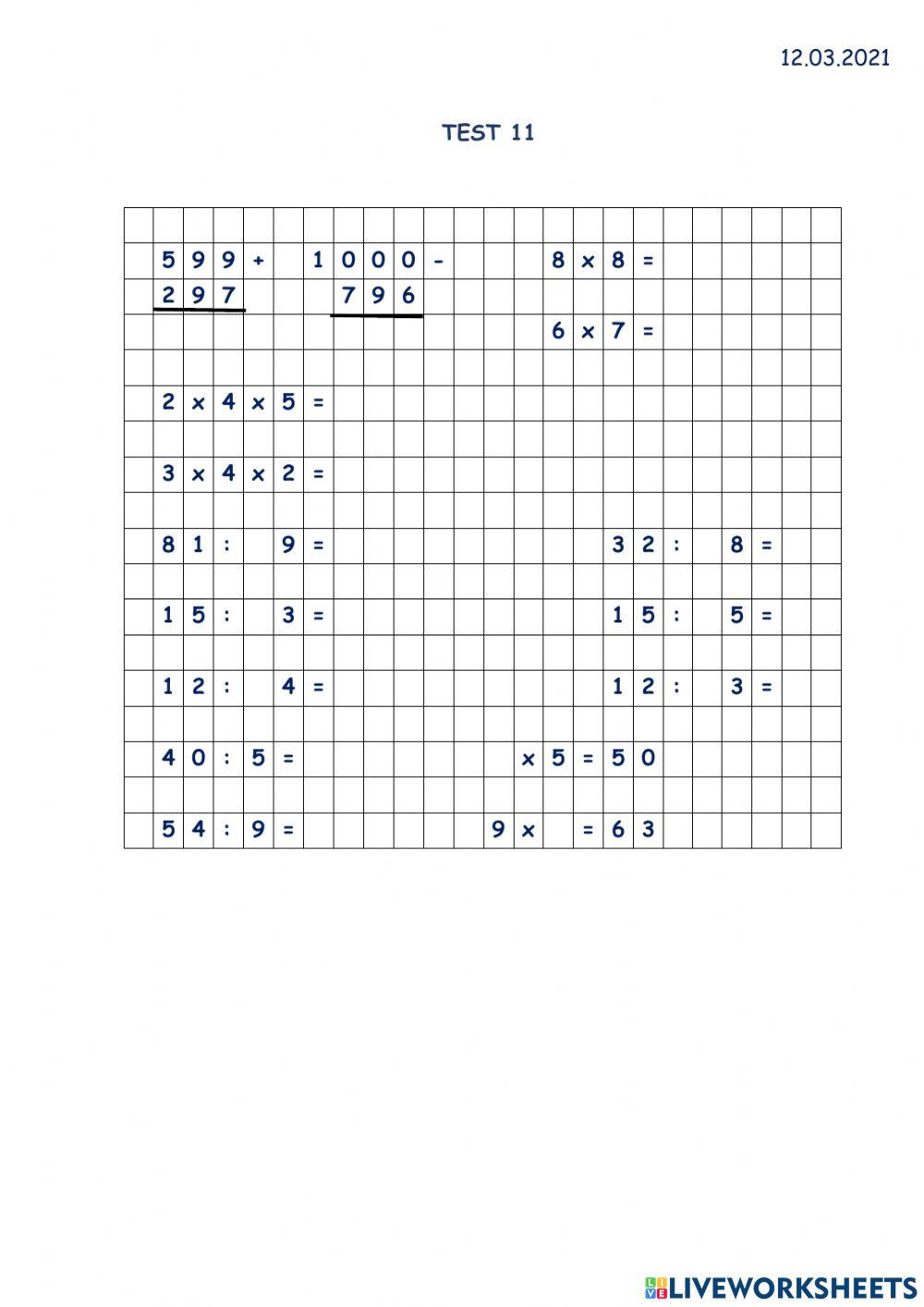 807802 | Test 11 | anamaria17pb | LiveWorksheets