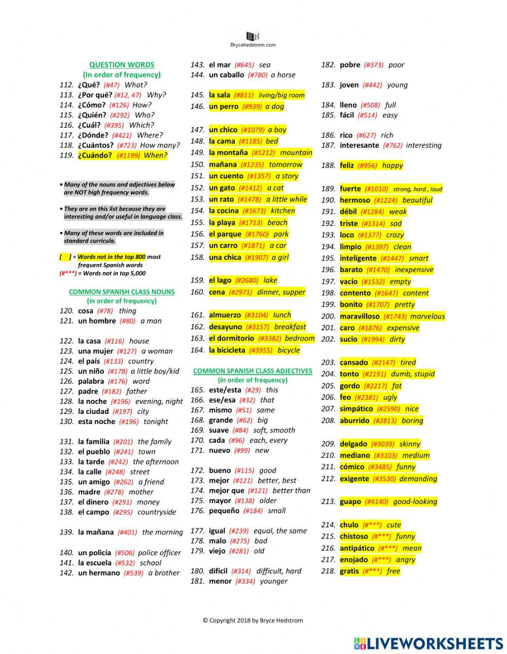 Vocabulary - FUNCTION Words 4868776 | Dana M Wicks | Live