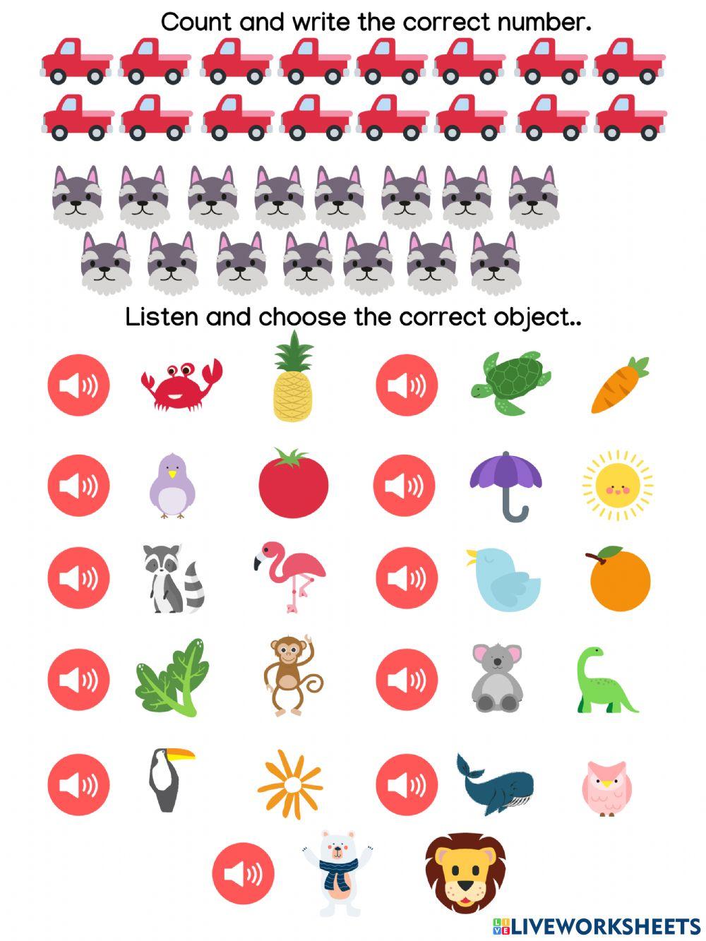 Evaluation Kinder 2 worksheet | Live Worksheets