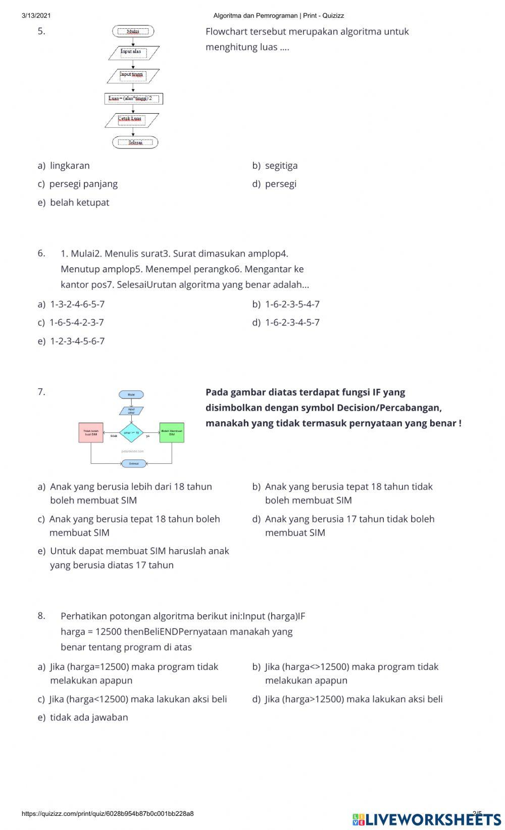 Penilaian Haria… | Free Interactive Worksheets | 4870123