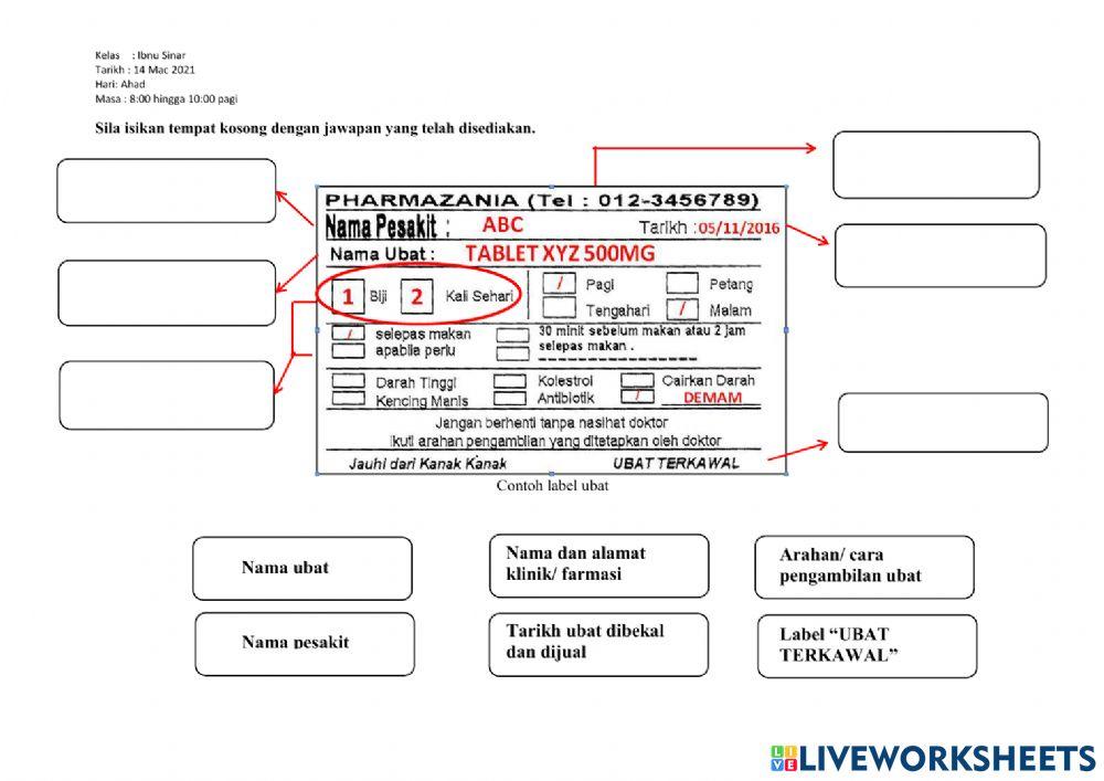 Penggunaan ubat-ubatan atau bahan mengikut preskripsi online exercise ...