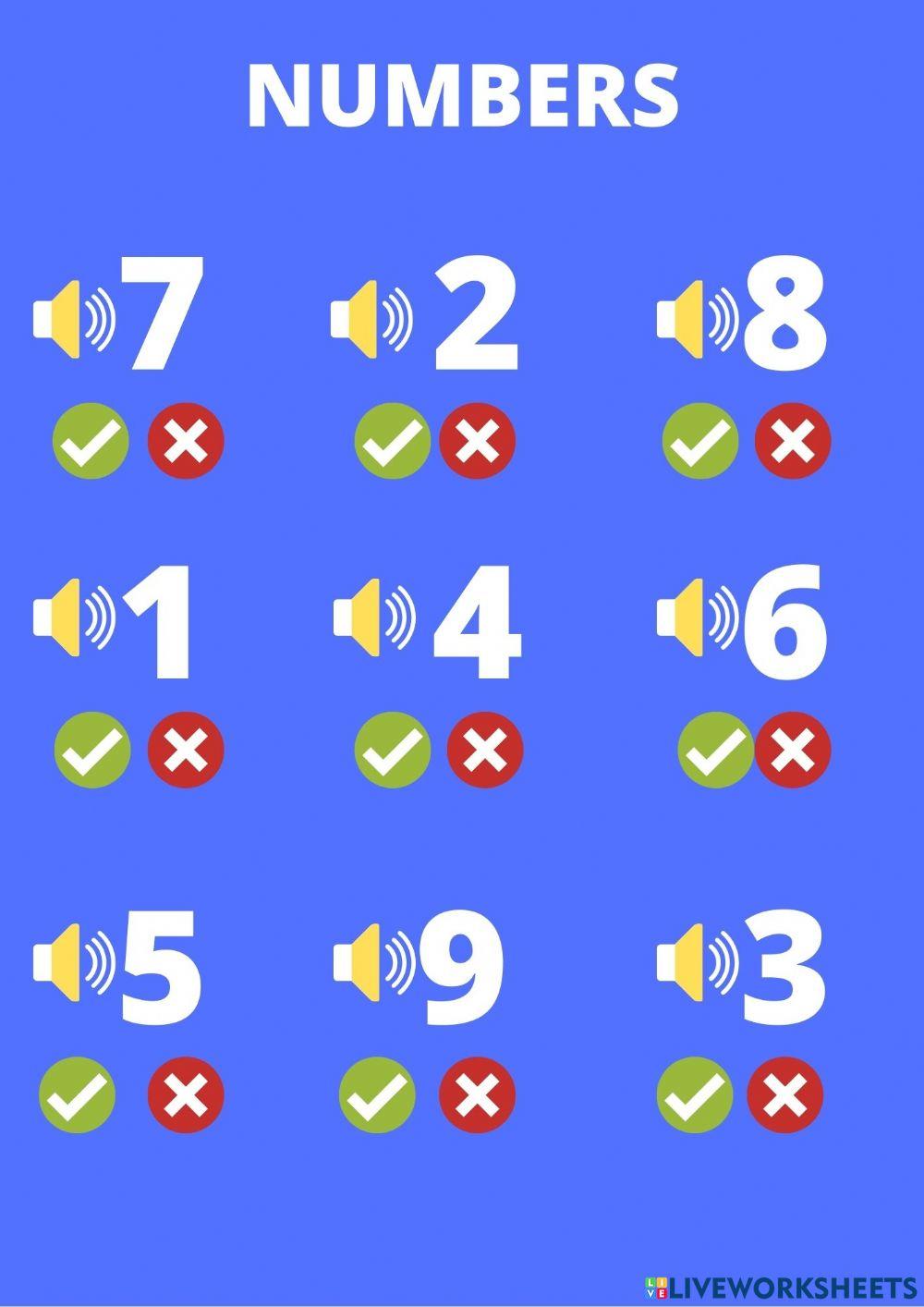 NUMBER 5 YES-NO online exercise for | Live Worksheets