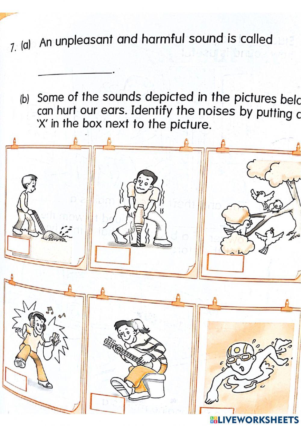 Using sounds interactive worksheet | Live Worksheets