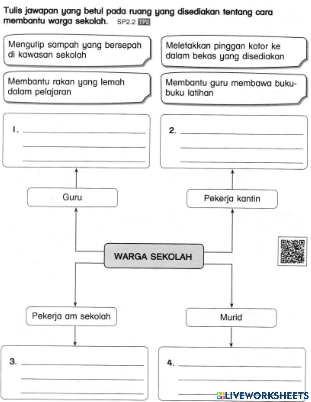 Baik hati online exercise for Tahun 3 | Live Worksheets