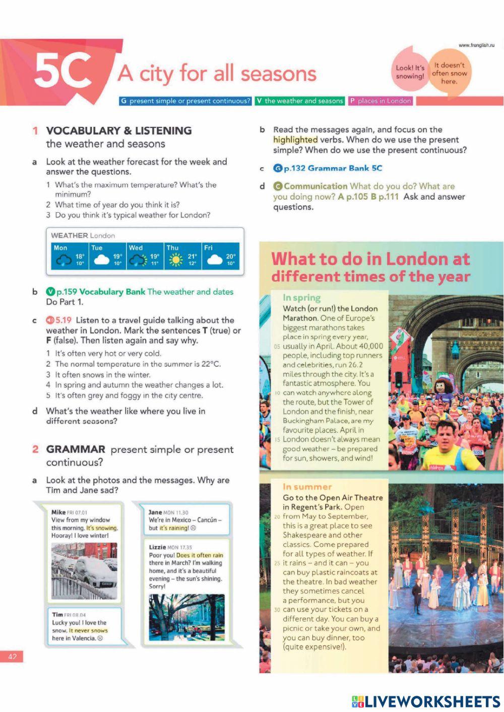 London | Free Interactive Worksheets | 815482