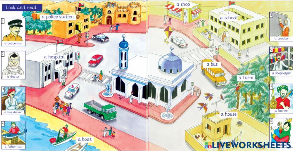 Jobs online exercise for Grade 4 | Live Worksheets