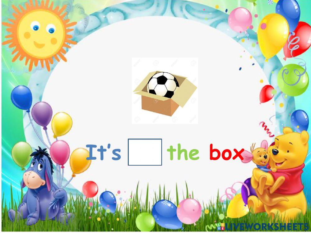 Preposition interactive worksheet for 1 | Live Worksheets