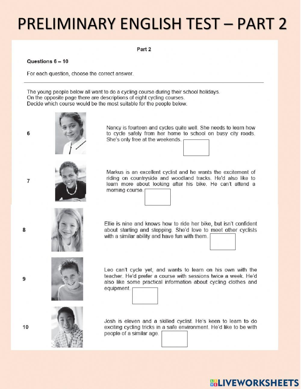 Pet Reading Part 1 1 Worksheet - vrogue.co Pet Reading Part 1 1 Worksheet - vrogue.co