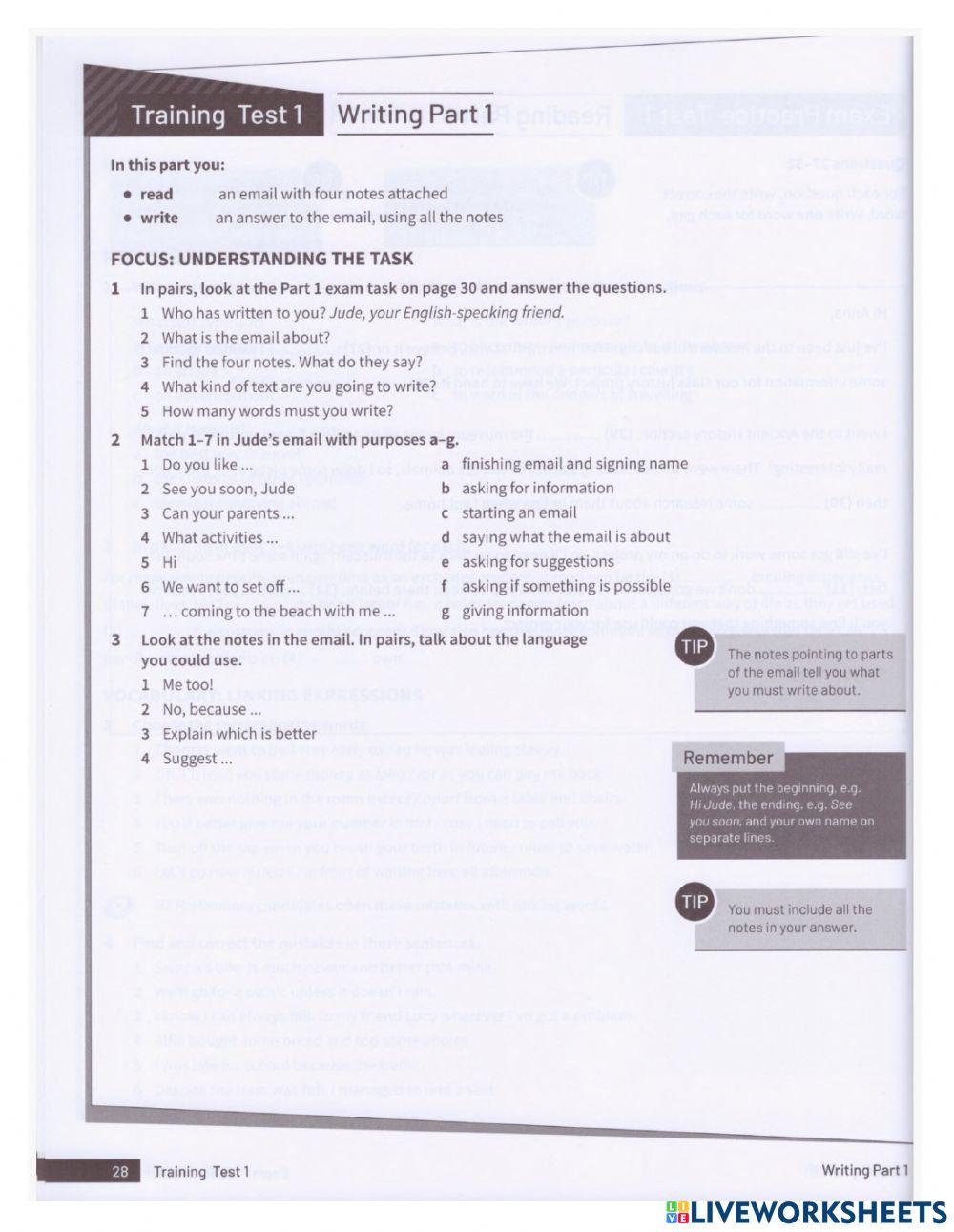 B1 Preliminary … | Free Interactive Worksheets | 6482979