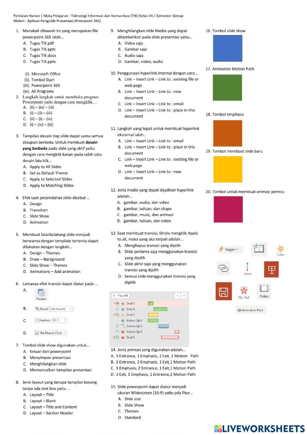 PowerPoint 02 | LiveWorksheets | 818723