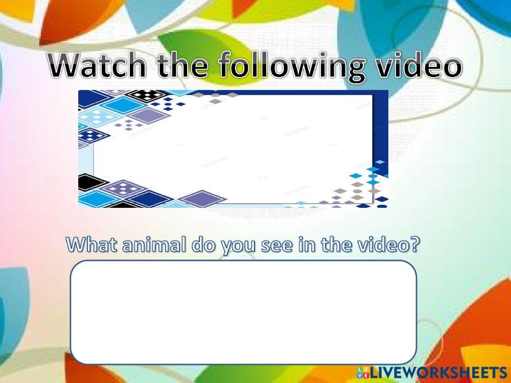 Describing animals online pdf worksheet | Live Worksheets