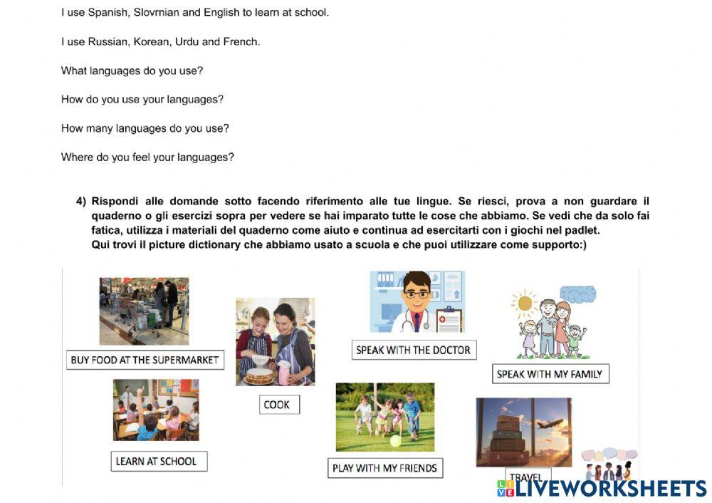 Foreign languages 820621 | giofat | Live Worksheets