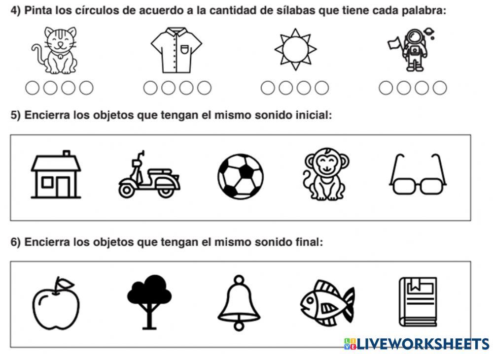 Diagnóstico alf… | Free Interactive Worksheets | 824861