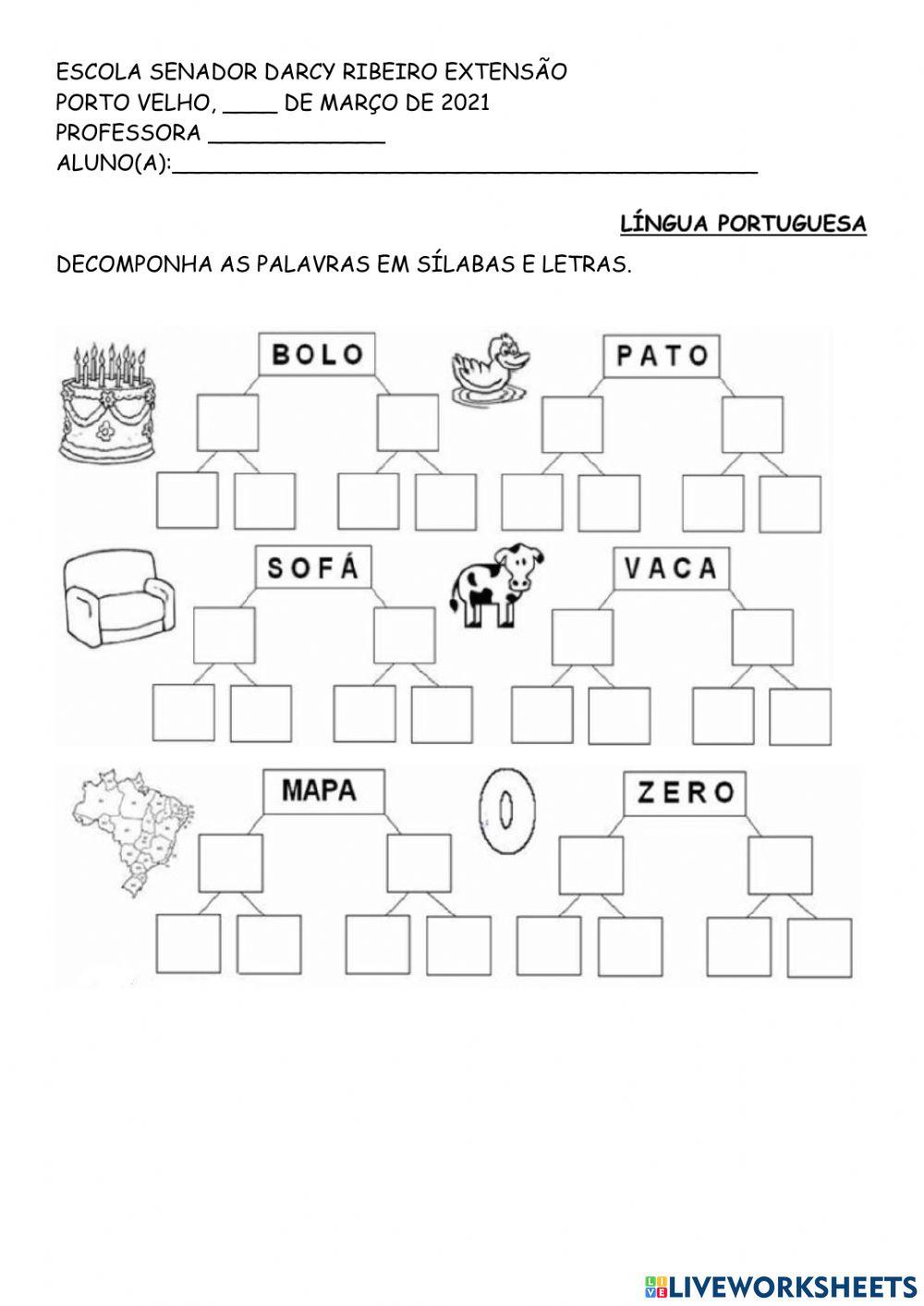 Silaba interactive activity | Live Worksheets