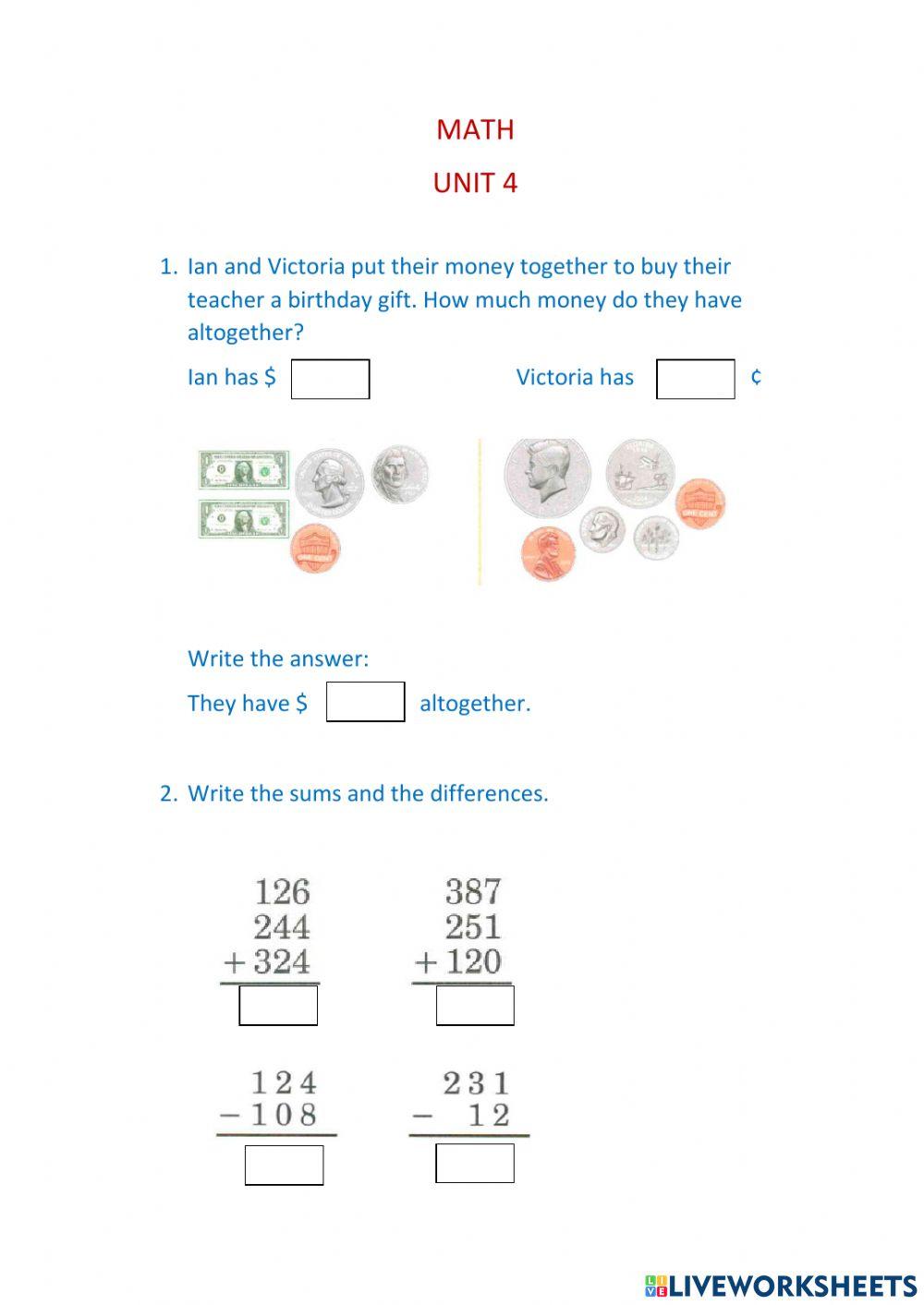 Evaluation 822674 | Masson | Live Worksheets
