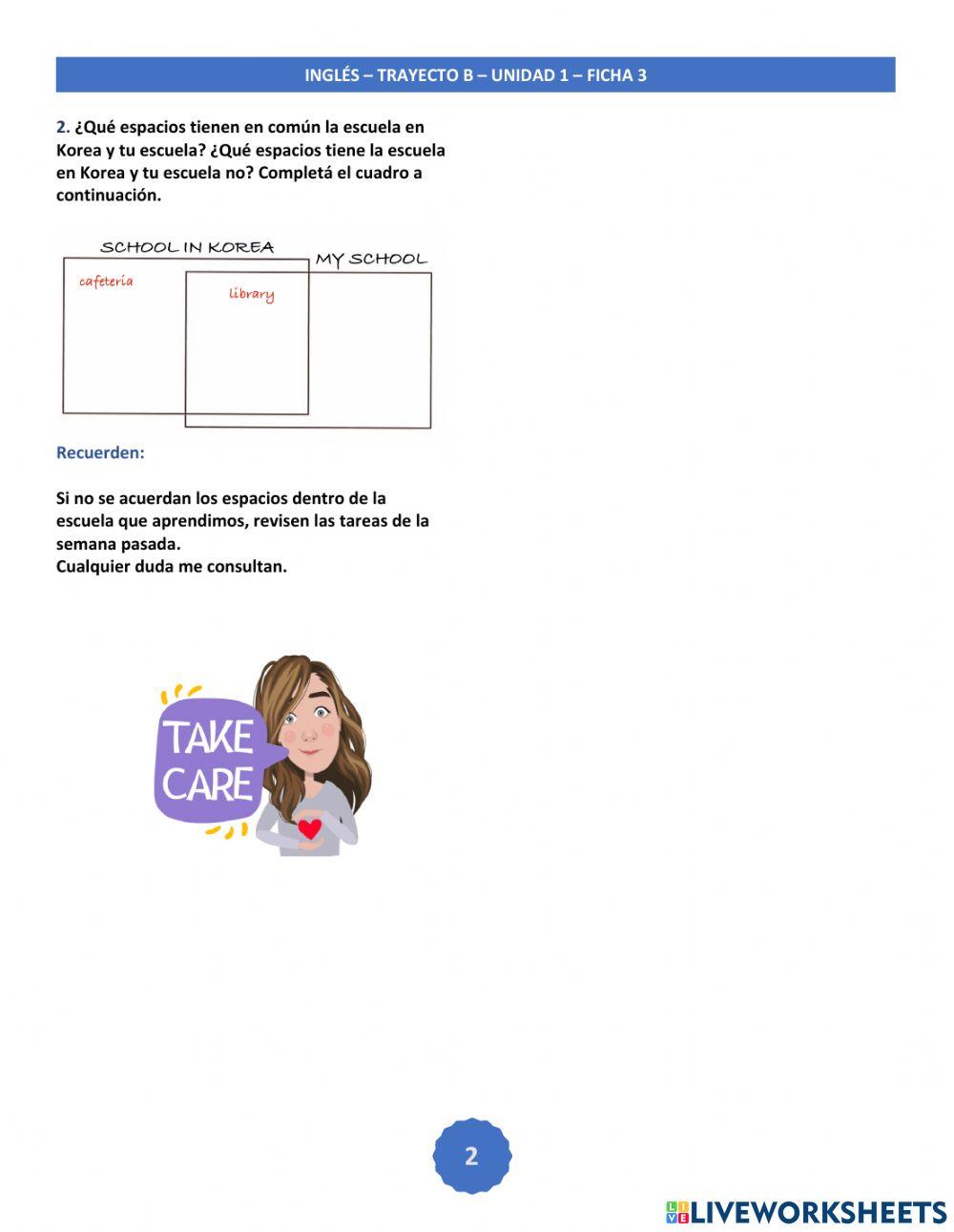 Ficha 3 interactive worksheet for Trayecto B | Live Worksheets