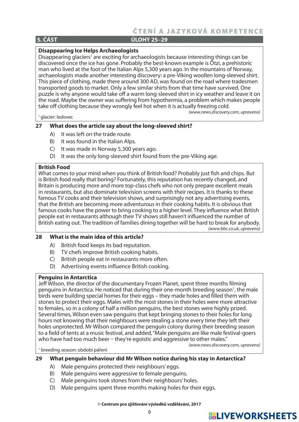Maturityfall17 worksheet | Live Worksheets