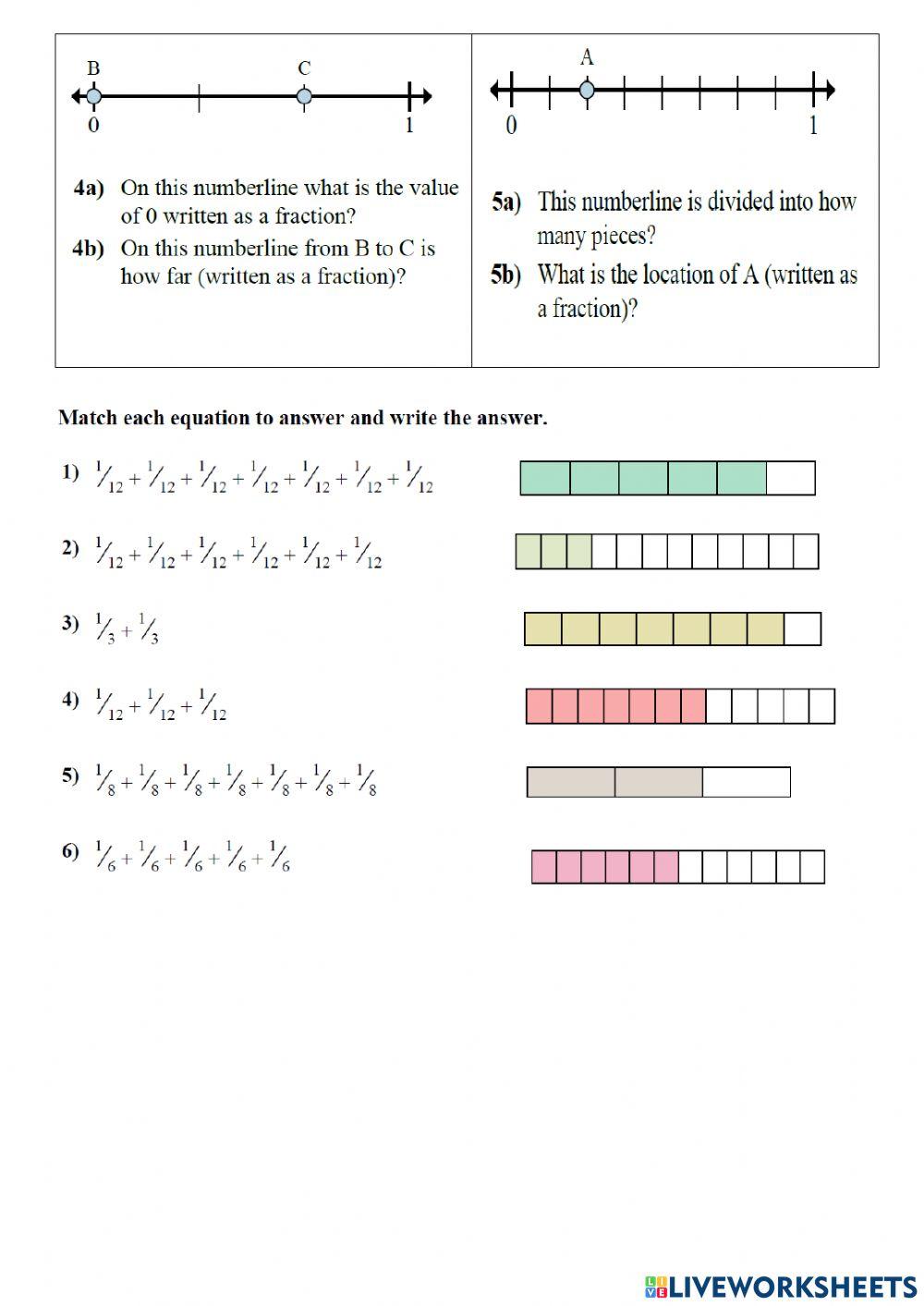 Fractions- Area… | Free Interactive Worksheets | 824148