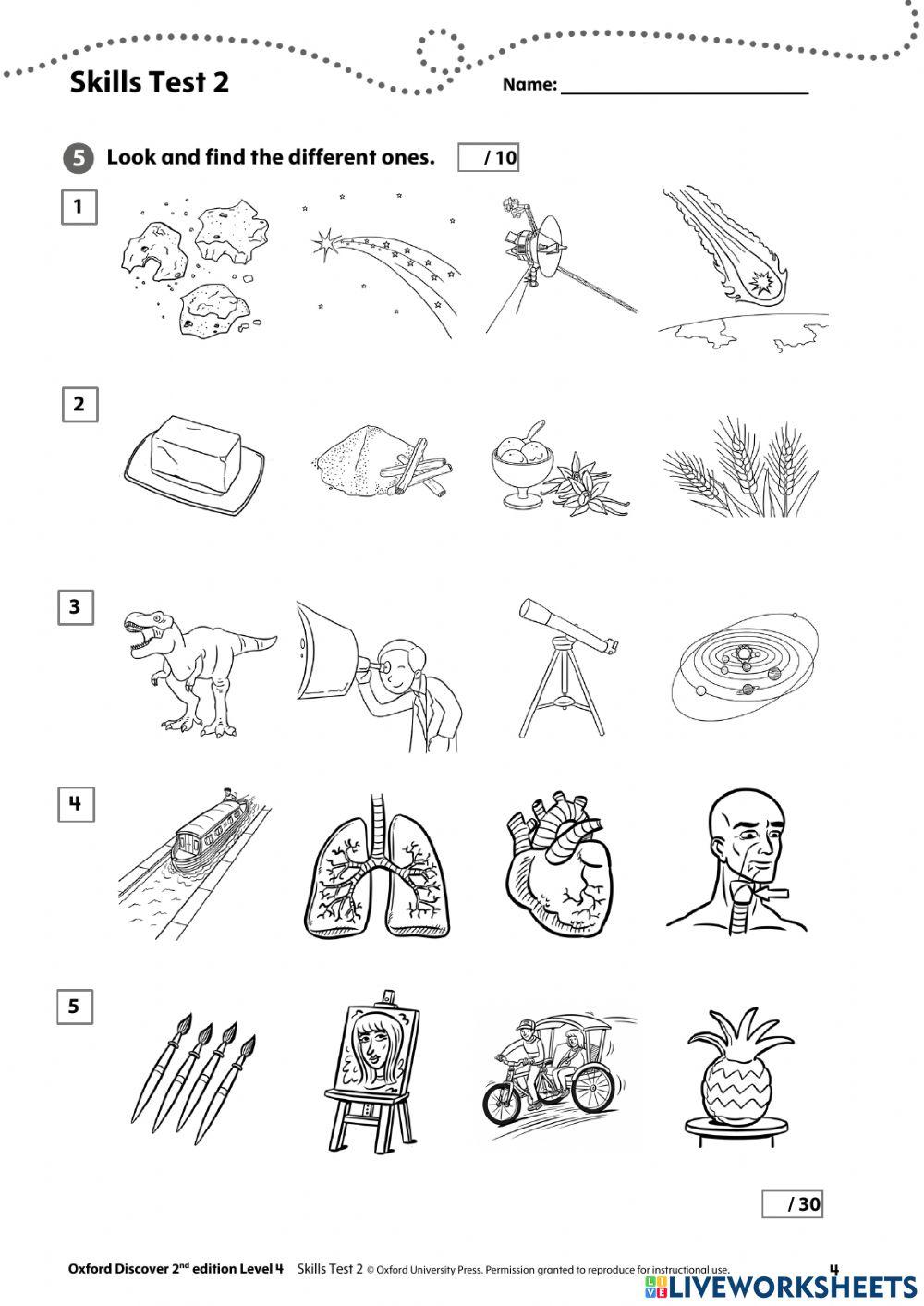 TLC-termtest-skills2 online exercise for | Live Worksheets