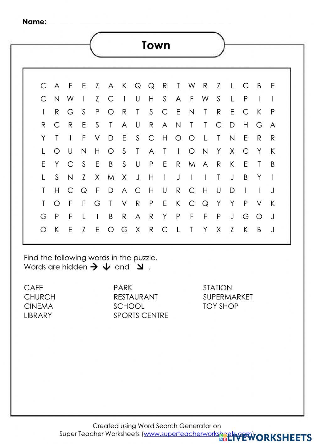 824534 | Wordsearch Happy Street 2 unit 5 | Iveta