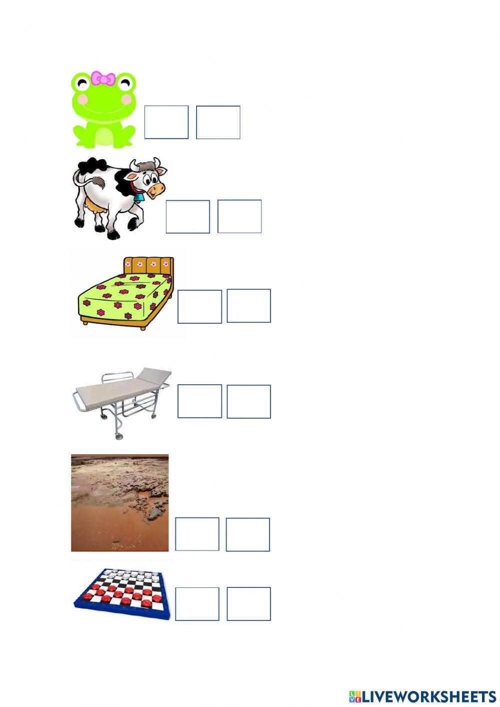 Sílabas com a worksheet | Live Worksheets