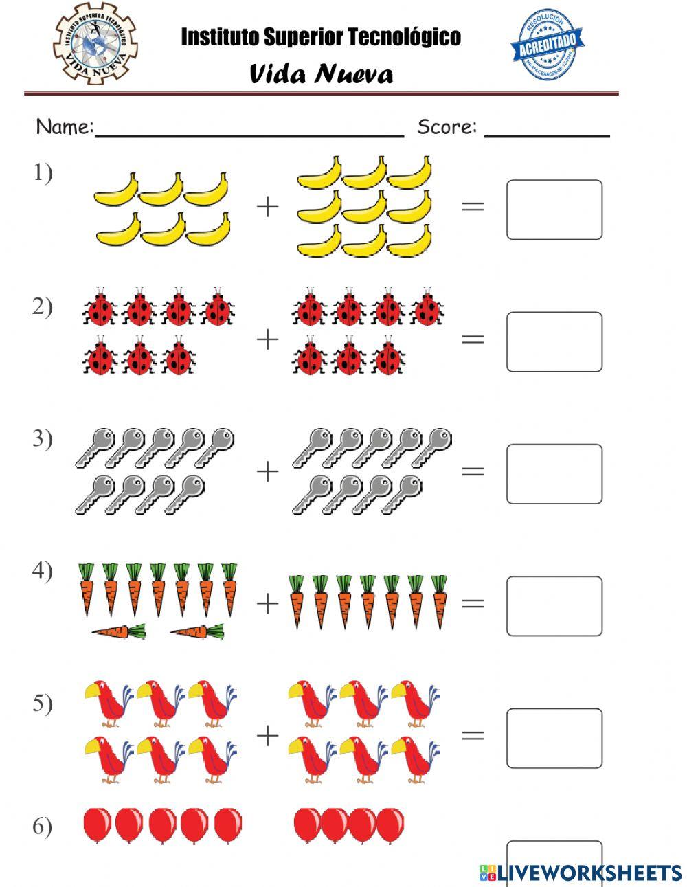 mat interactive activity | Live Worksheets