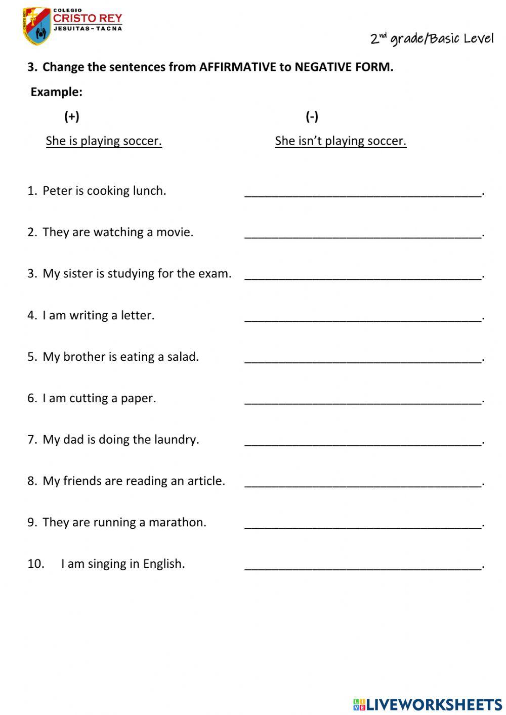 grammar review-… | Free Interactive Worksheets | 6488747