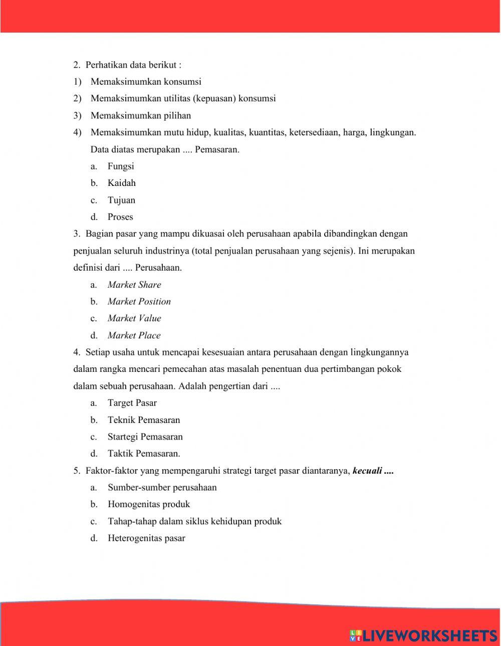Lkpd smk worksheet | Live Worksheets