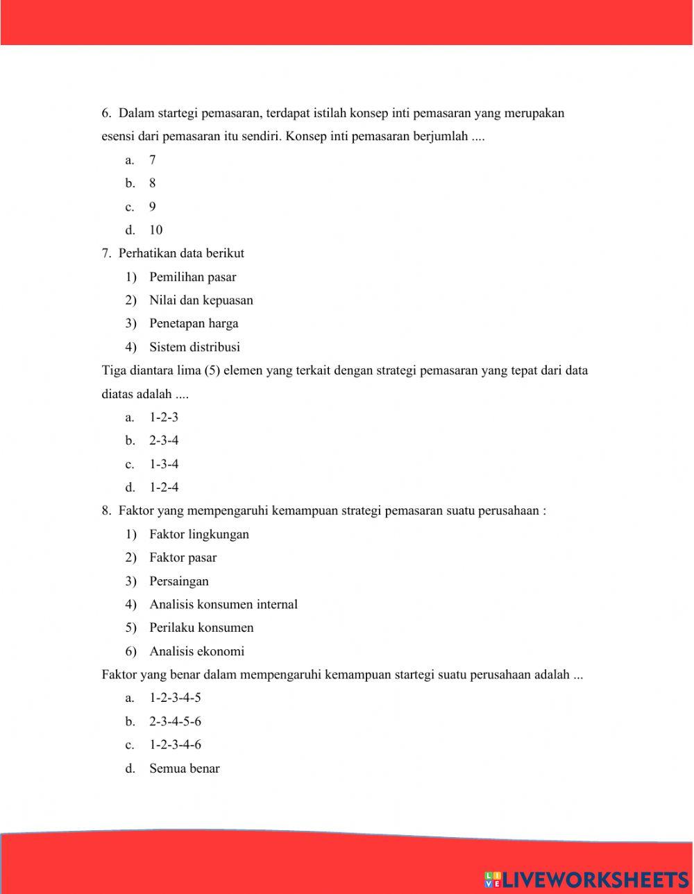 Lkpd smk worksheet | Live Worksheets