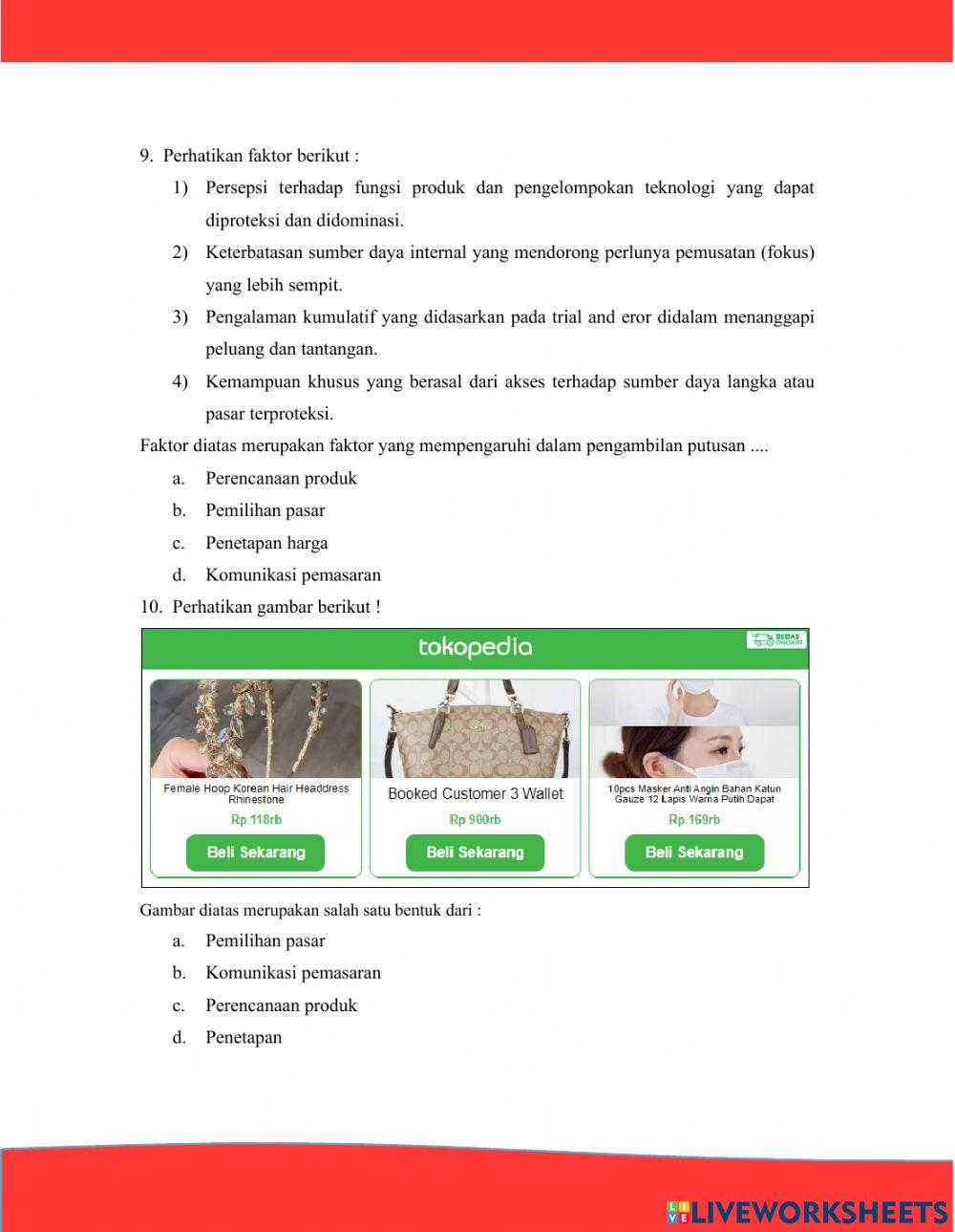 Lkpd smk worksheet | Live Worksheets