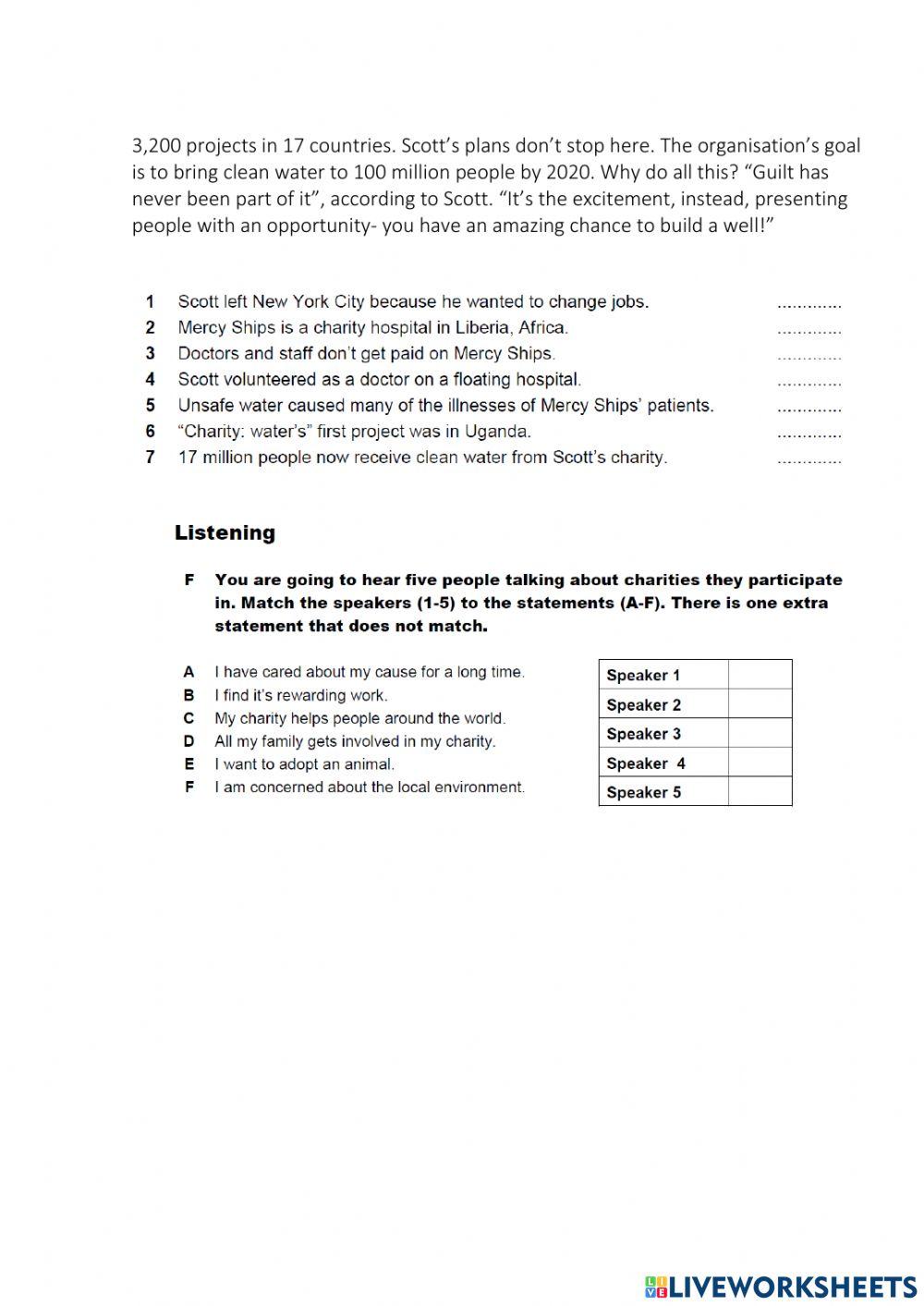 PT2 - module 5 worksheet | Live Worksheets